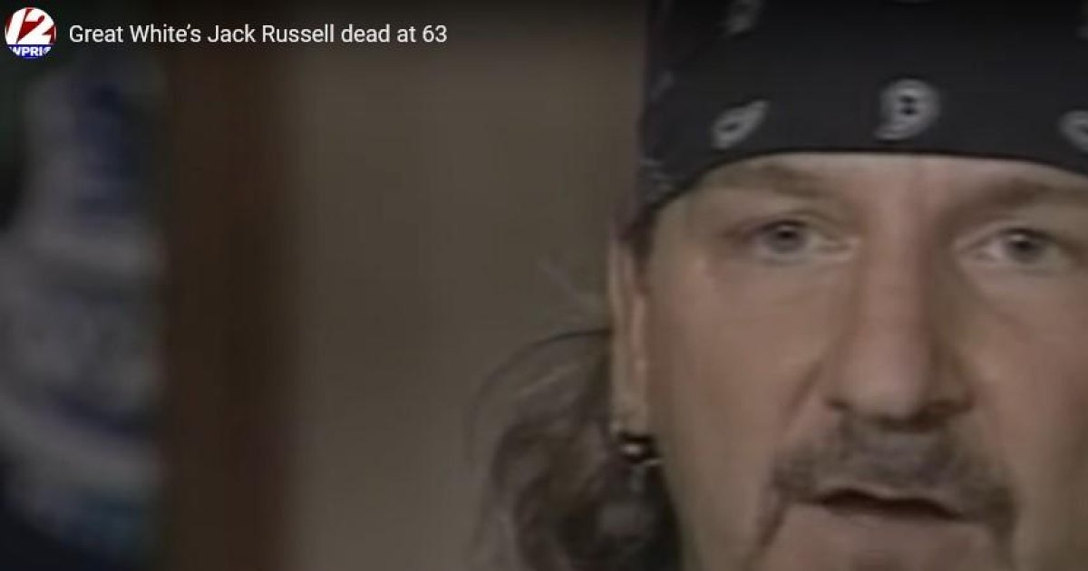Jack Russell, former singer and founder of the band Great White, has ...