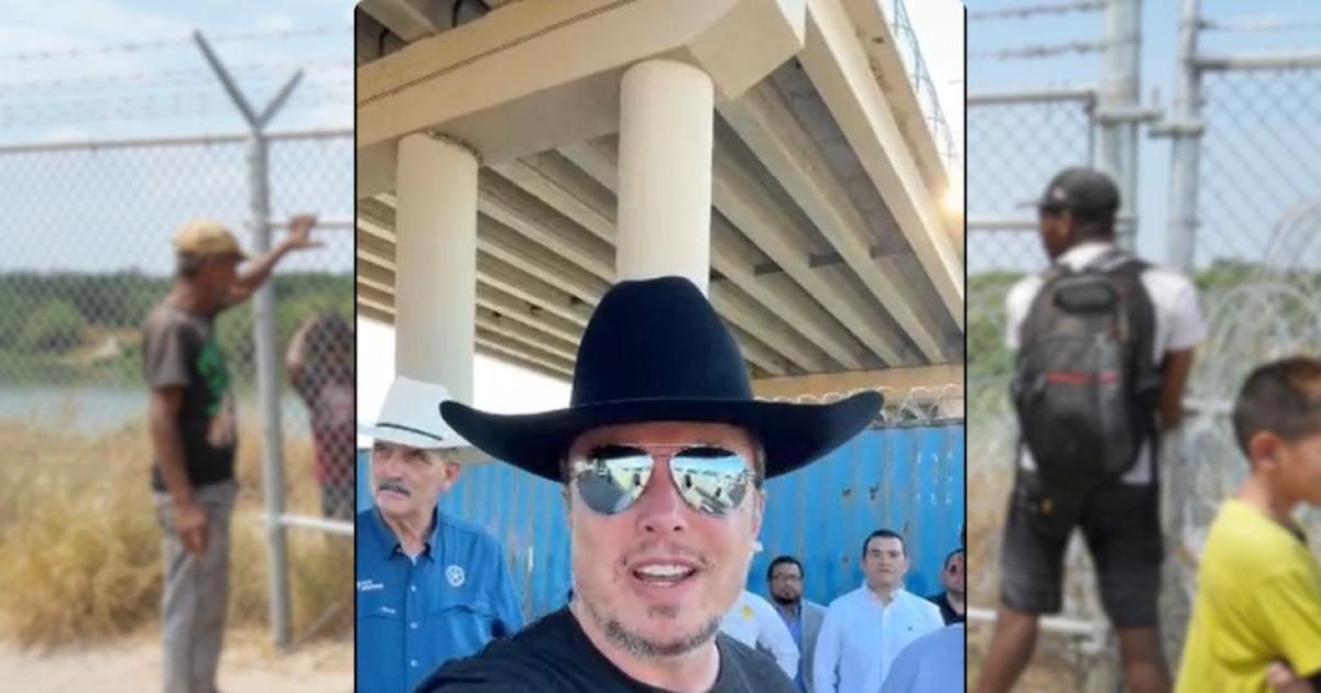Without filter: Elon Musk shows the border crisis live