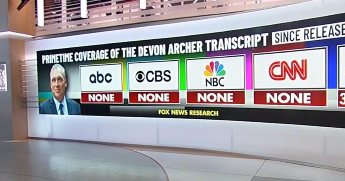 Fox News: NBC, CNN, ABC and CBS ignore Devon Archer Fox News: NBC, CNN, ABC and CBS ignore Devon Archer