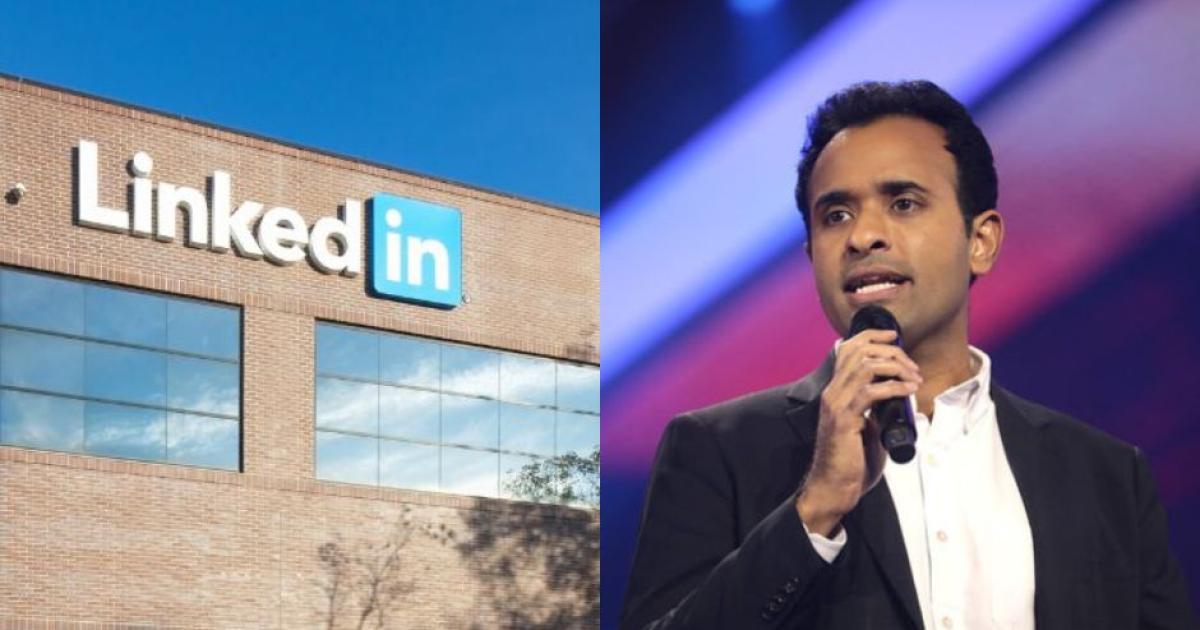 LinkedIn claims that Vivek Ramaswamy's account "was restricted in error"