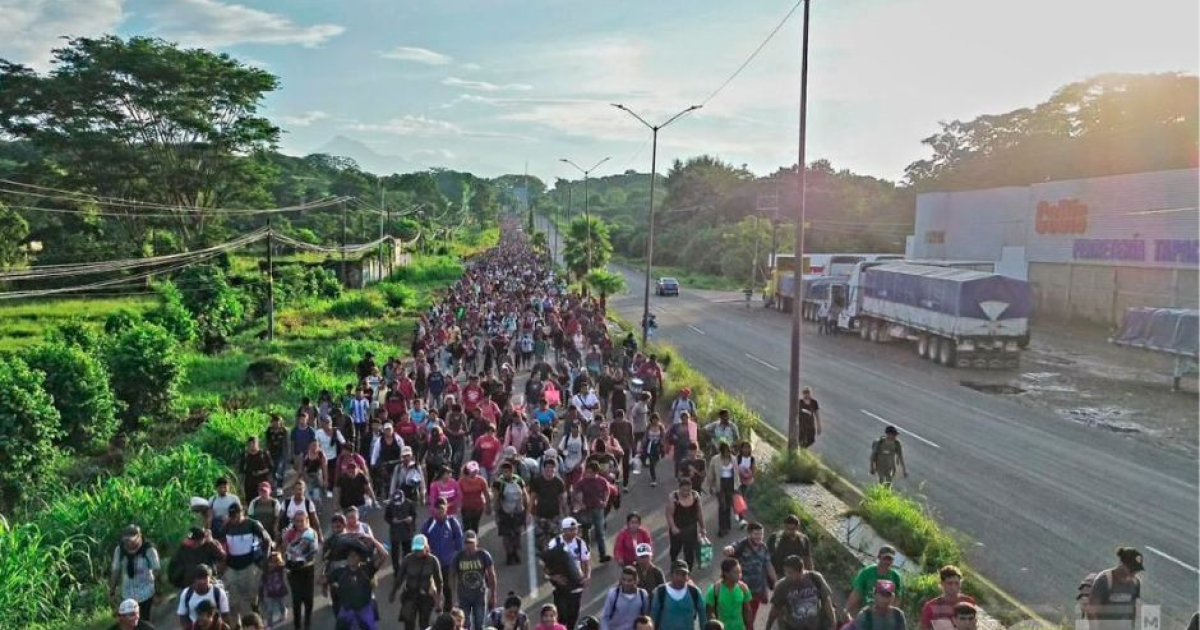 New Migrant Caravan Marching Toward Southern Border Aims To Enter