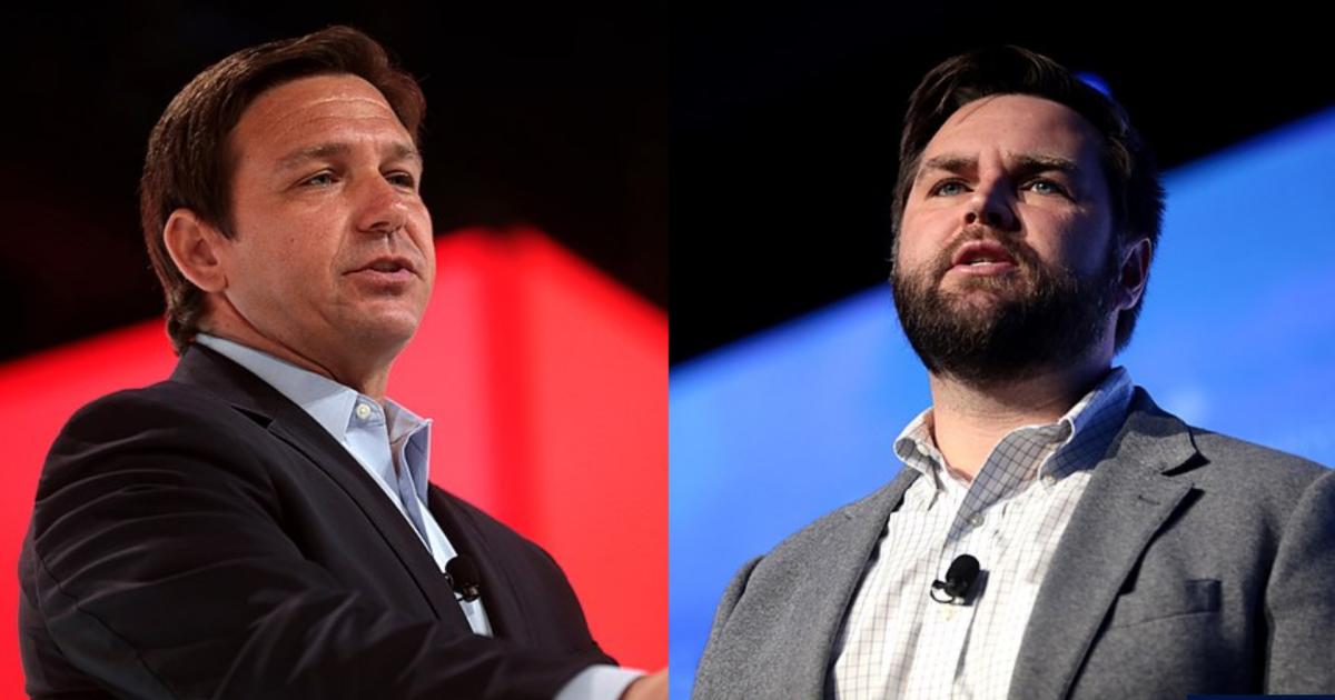 J.D. Vance and MTG take aim at DeSantis for "smearing" Trump