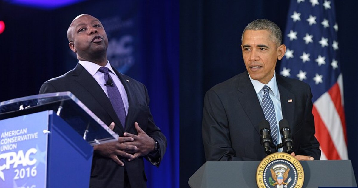 Tim Scott vs. Barack Obama por la raza en Estados Unidos