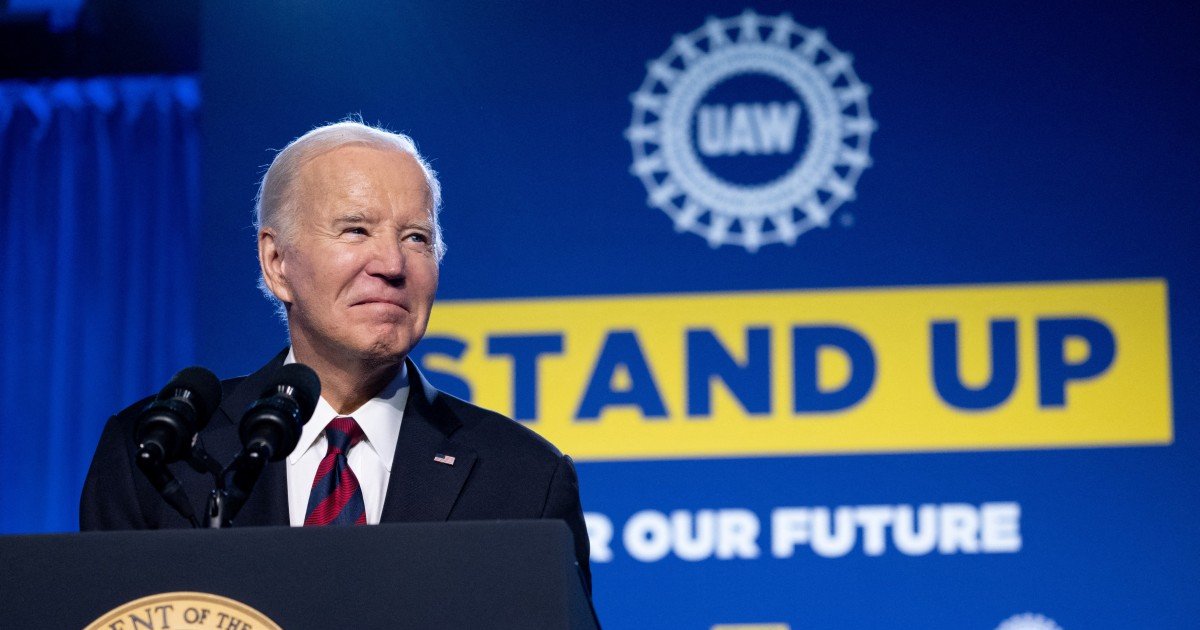 Biden's election campaign raised $42 million in January alone