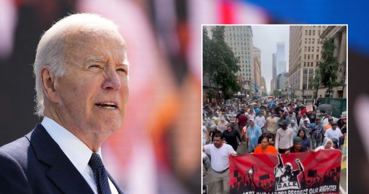 “Abolish ICE”: Hundreds of Hispanic migrants protest in NYC against ...