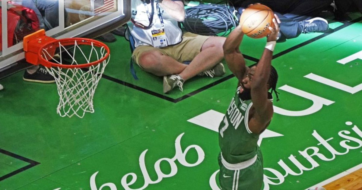 Jaylen Brown named MVP of the NBA Finals