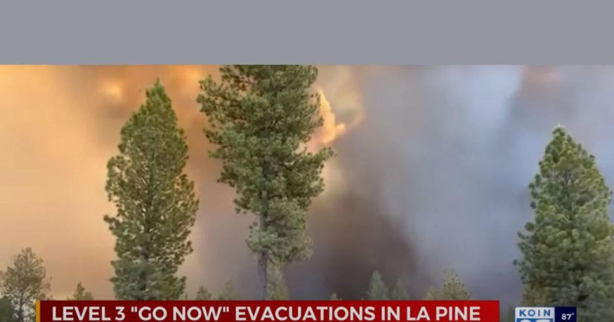 Fire in Oregon burns 1,700 acres, causes evacuation of thousands of ...