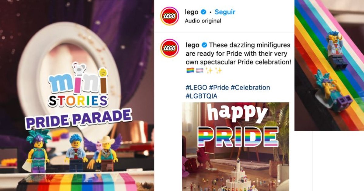 Lego les desea a los niños un feliz mes del Orgullo con figuras de drag ...