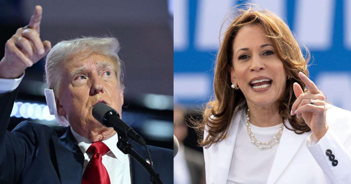 The latest Rasmussen poll gives Trump a three-point lead over Harris
