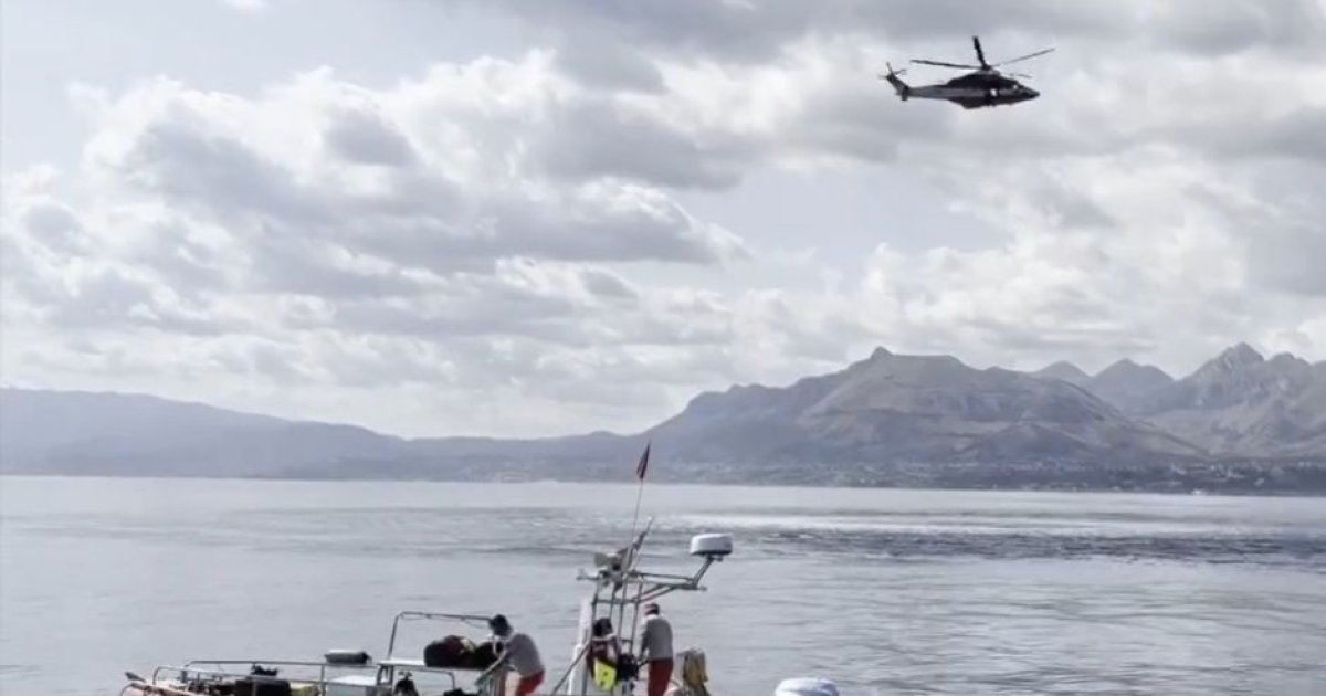 VIDEO: new images of moment when Bayesian yacht sinks off the coast of ...