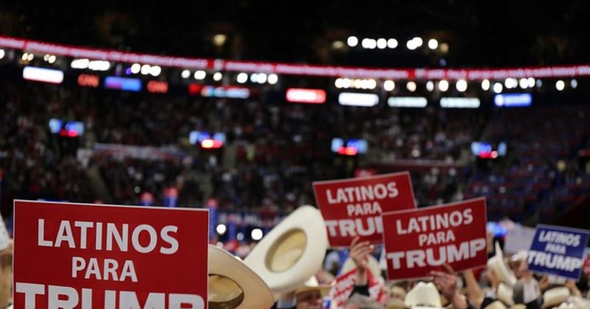 Hispanic vote definitely contributed to Trump's landslide victory