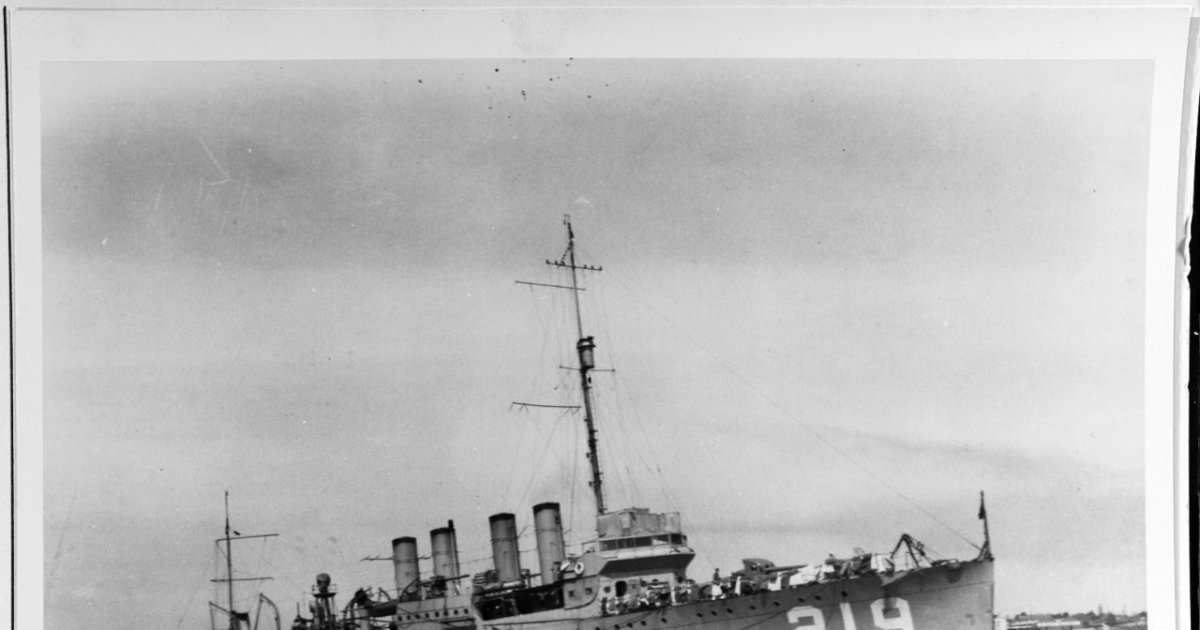 US destroyer sunk during World War II found