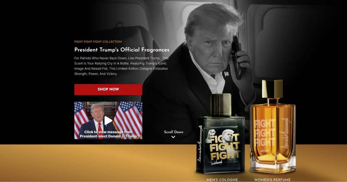 Donald Trump lanza su línea de perfumes: 'Fight, Fight, Fight'