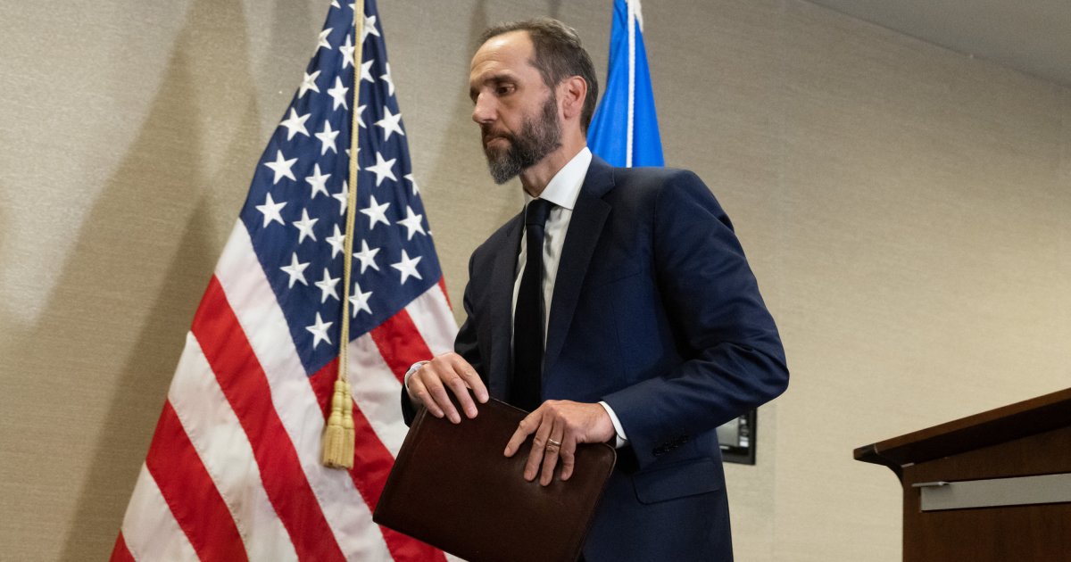 Jack Smith, the special prosecutor who oversaw two cases against Trump ...