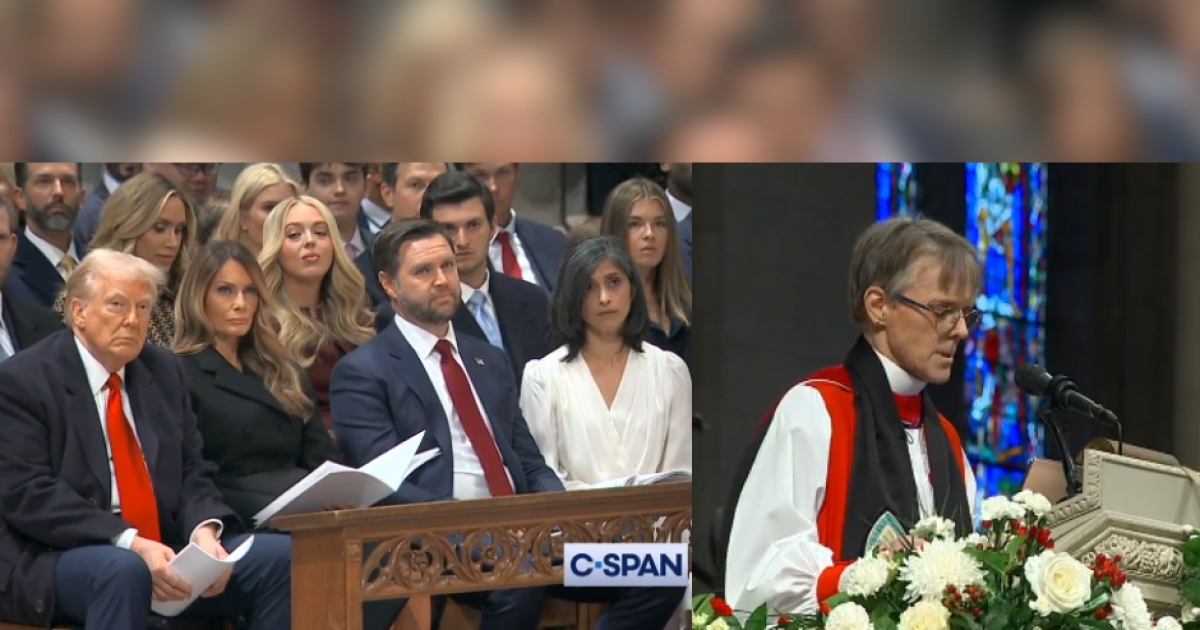 Episcopal woke bishop ambushes Trump and Vance at National Prayer ...