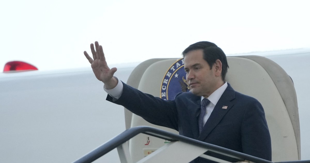 Rubio's plane to Germany had to turn back due to a malfunction