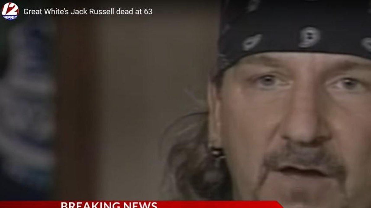Jack Russell, former singer and founder of the band Great White, has ...