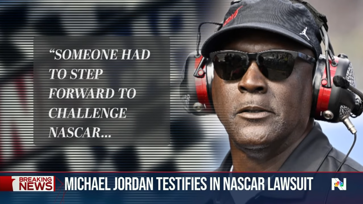 Michael Jordan declara en el marco de su demanda antimonopolio contra ...