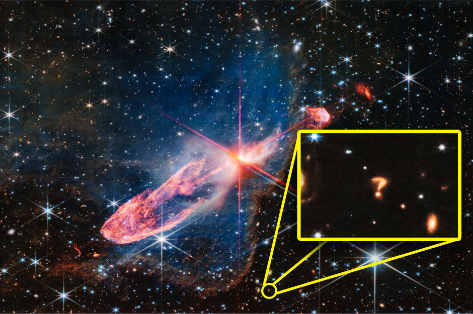 NASA finds mysterious question mark in space