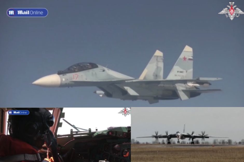 NORAD reports the detection of four Russian military aircraft in the ...