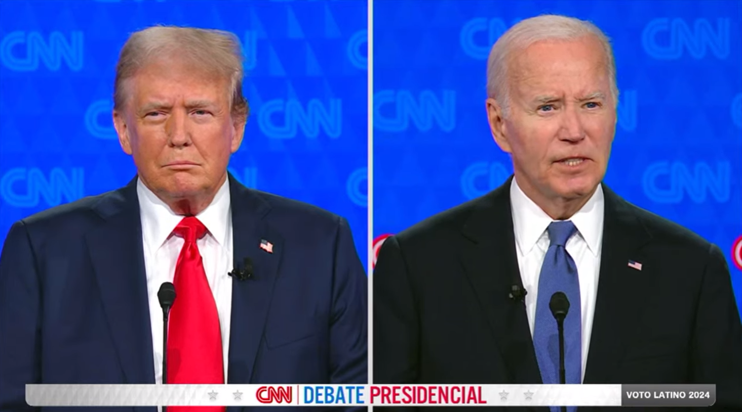 Presidential debate ends: Donald Trump triumphs on worst night of Joe ...