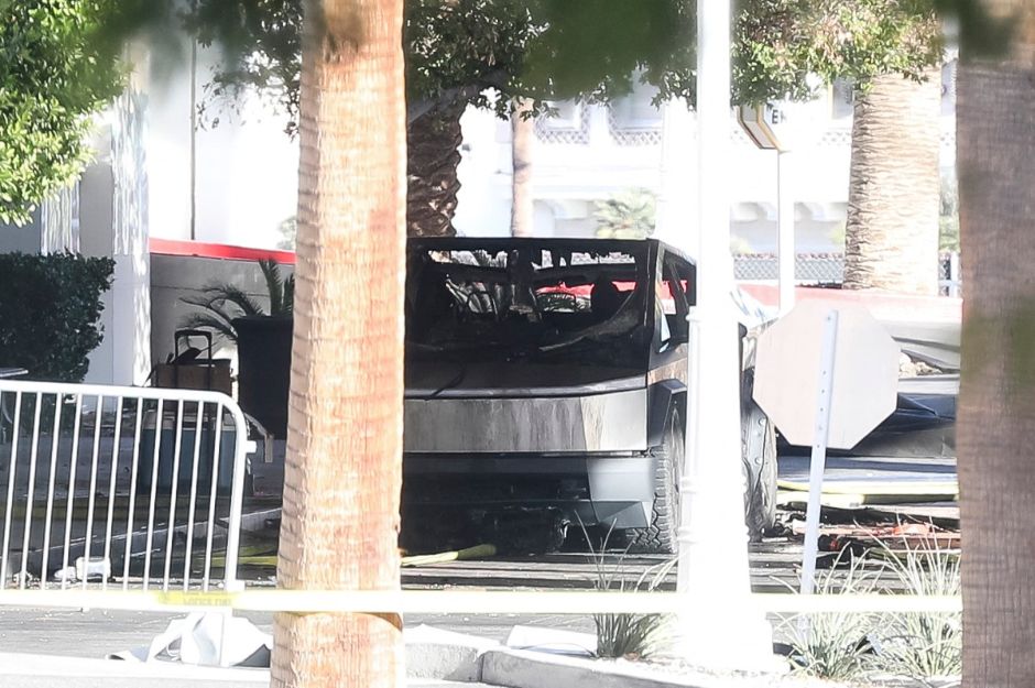 Tesla Cybertruck explosion at Trump Hotel in Las Vegas leaves one dead ...