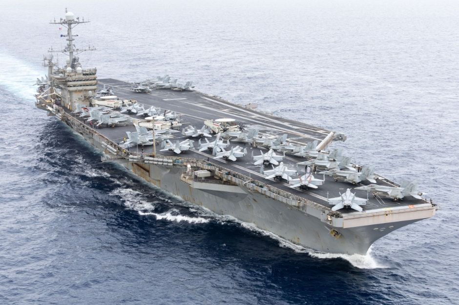US aircraft carrier collides with merchant vessel in the Mediterranean Sea