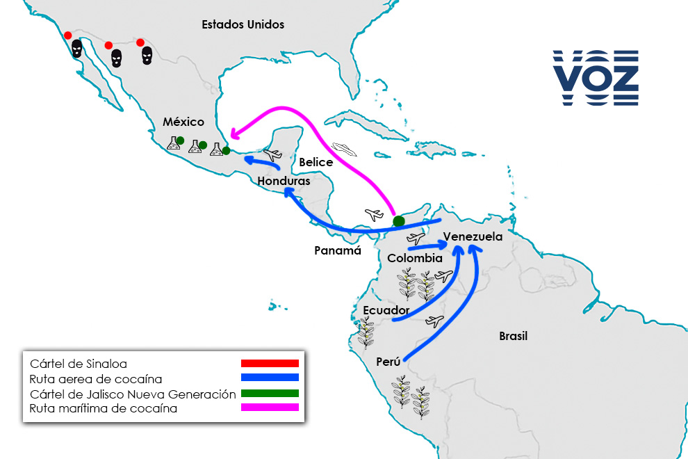Las rutas del narcotráfico: cómo operan los cárteles latinoamericanos ...
