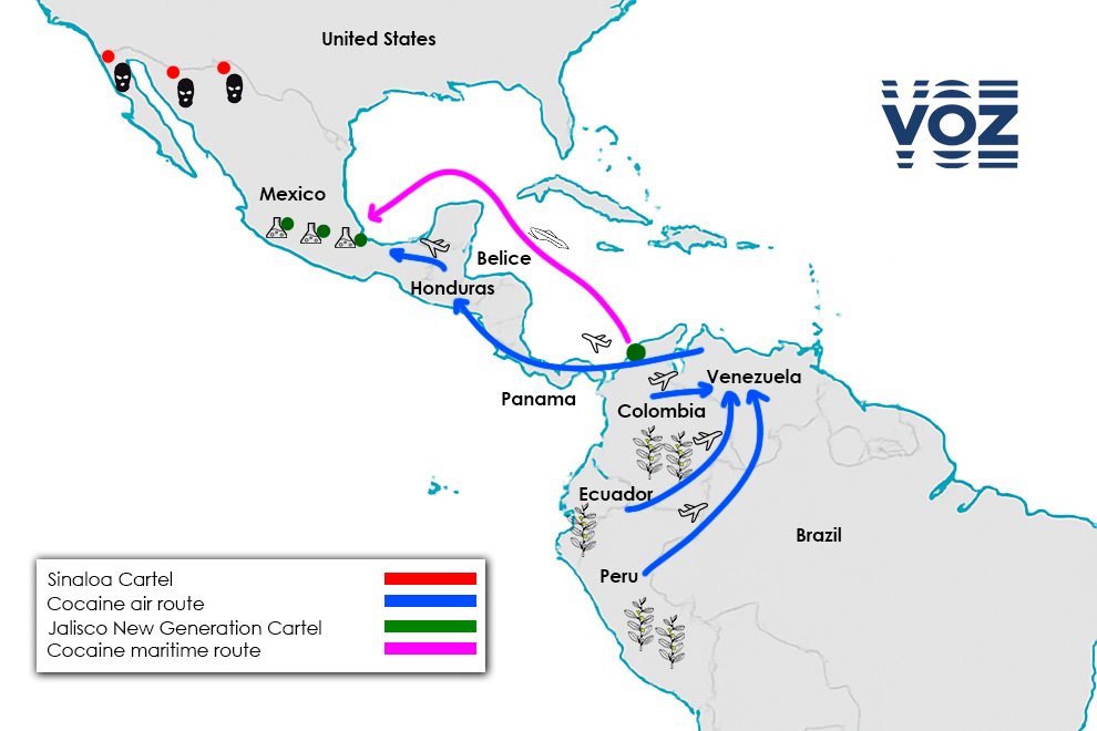 Drug trafficking routes: How Latin American cartels operate, flooding ...