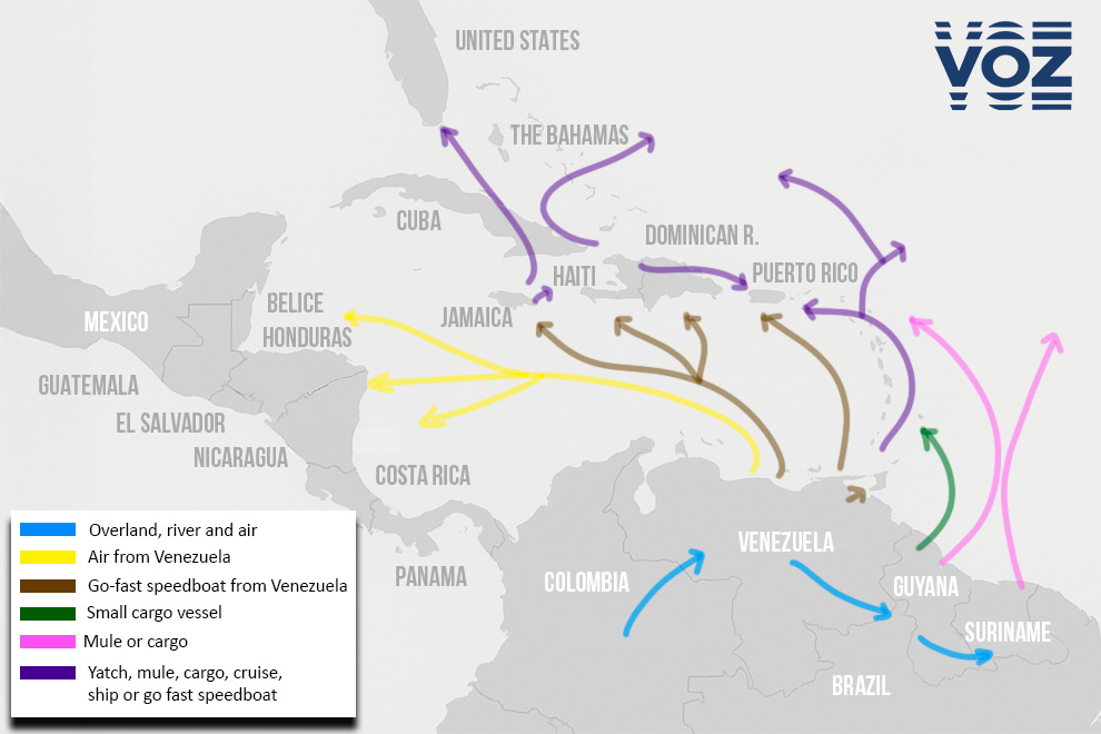Drug trafficking routes: How Latin American cartels operate, flooding ...