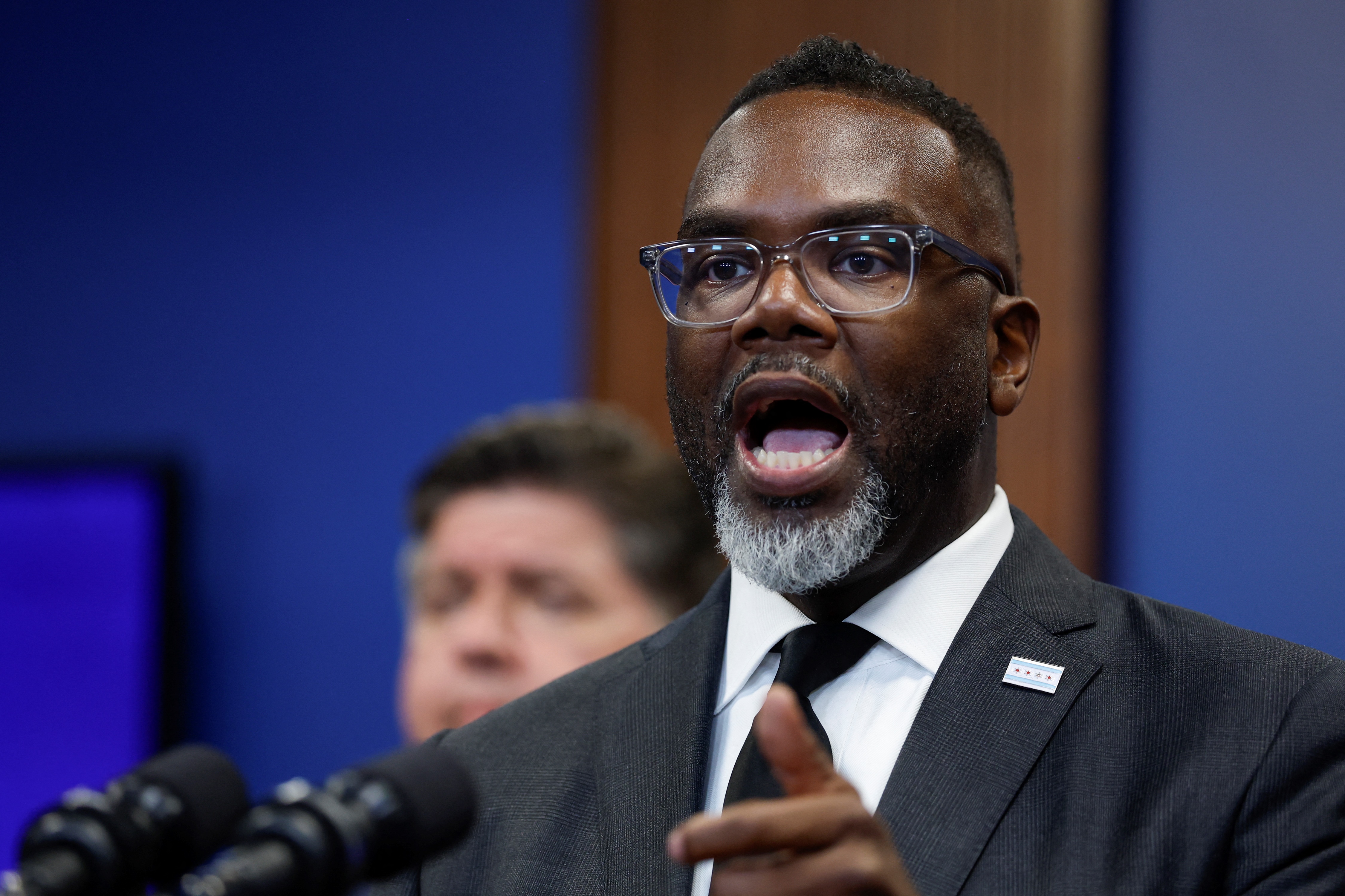 Brandon Johnson blames several Republican-led states for violence in ...