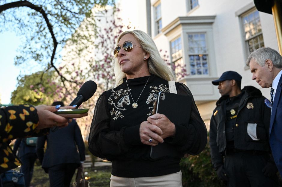 Marjorie Taylor Greene says she hopes for reconciliation with Trump